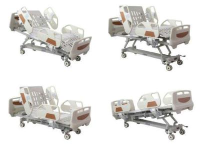 China 5 Positions Electric ICU Clinic Hospital Bed 125mm Use In Ward Semi Automatic for sale