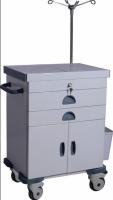 China Doctor Use Medical Crash Carts With Epoxy Coated Steel Structure for sale