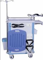 China Mobile Emergency Cart , Hospital Ward Crash Trolley With Drawers for sale