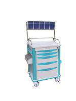China Surgery Rescue Medical Trolleys , Nurse / Doctor Anesthesia Cart for sale