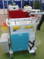 China Plastic Medical Crash Cart for sale