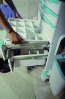 China Medical Trolleys With 5 Drawer , Hospital / Home Use Rescue Cart for sale