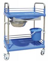 China Multi-Purpose Removable Drug Cart , Ward Surgery Rescue Trolley for sale
