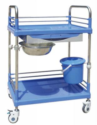 China Multi-Purpose Removable Drug Cart , Ward Surgery Rescue Trolley for sale