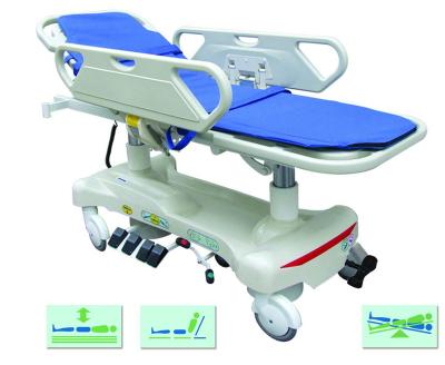 China Deluxe Automatic Electric Patient Transfer Trolley For First Aid for sale
