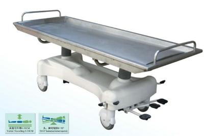 China 3 Function Hydraulic Stainless Steel Corpse / Cadaver Trolley for sale