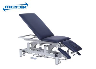 China Height Adjustable Medical Office Exam Tables Electric 5 Sections On Casters for sale