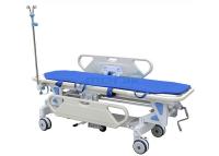 China Luxurious PP Patient Transfer Trolley , Mechanical Stretcher Cart for sale