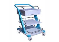 China ABS Structure Medical Trolleys , Medication Carts For Hospitals Easy Transportation for sale