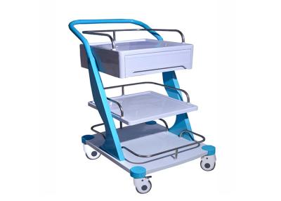 China ABS Structure Medical Trolleys , Medication Carts For Hospitals Easy Transportation for sale