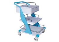 China ABS Structure Medical Trolleys , Medication Carts For Hospitals Easy Transportation for sale