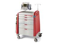 China ABS Material  Emergency Medical Trolleys With CPR Boards Fit Hospitals for sale