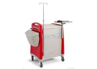 China ABS Material  Emergency Medical Trolleys With CPR Boards Fit Hospitals for sale