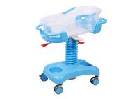 China Luxurious Hospital Baby Cot , Hospital Baby Bassinet ABS Height Adjustable for sale