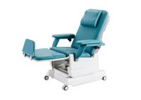 China Electric Medical Outpatient Dialysis Phlebotomy Chair 4 Section On Casters for sale