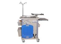 China CE ISO Certified Medical Crash Cart Hospital Resuscitation Trolley With Five Drawers for sale