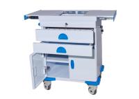 China Doctor Use Medical Crash Carts With Epoxy Coated Steel Structure for sale