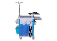 China Mobile Emergency Cart , Hospital Ward Crash Trolley With Drawers for sale