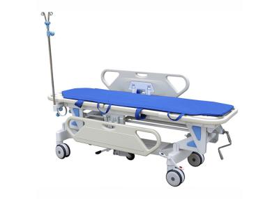 China Adjustable Medical Patient Transfer Trolley Manual Hospital Ambulance Stretcher for sale