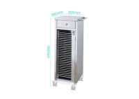 China Stainless Steel Nurse Hand Cart , Medical Clinic Record Trolley for sale