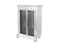 China Stainless Steel Medical Trolleys Clip Holding Cart For Rescue for sale