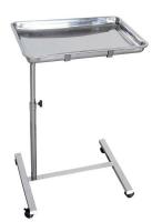 China One Tray Instrument Trolley Stainless Steel With Height Adjustable  Mayo Table for sale