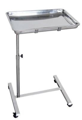China One Tray Instrument Trolley Stainless Steel With Height Adjustable  Mayo Table for sale