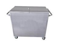 China Medical Trolley Two Door Stainless Steel Case Carts For CSSD for sale