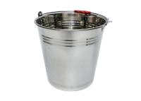 China Hospital Movable Stainless Steel Kick Bucket With Rolling Stand for sale