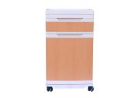 China Patient Room Medical Bedside Locker With Wardrobe On Casters for sale