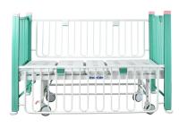 China Two Function Manual Medical paediatric Bed With Enameled Steel Side Rails for sale