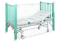China Two Function Manual Medical paediatric Bed With Enameled Steel Side Rails for sale