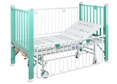 China Two Function Manual Medical paediatric Bed With Enameled Steel Side Rails for sale
