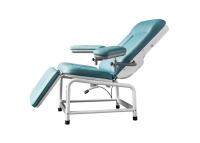 China Green Manual Blood Transfusion Chair Brackrest Adjustable 3-Section for sale