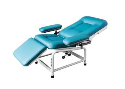 China Green Manual Blood Transfusion Chair Brackrest Adjustable 3-Section for sale