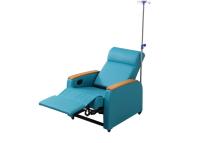 China Adjustable Manual Dialysis Recliner Chairs With IV Pole On Casters for sale