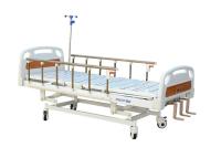 China Mobile Manual Hospital Bed For General Ward , Aluminum Alloy Side Rails for sale