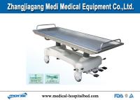 China Hydraulic Electric Patient Transfer Trolley Removable Stainless Steel Top for sale
