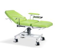 China Height Ajdustable Hydraulic Blood Donation Chair With Castors for sale