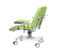 China Height Ajdustable Hydraulic Blood Donation Chair With Castors for sale