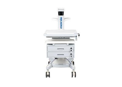 China Plastic Adjustable Medical Trolleys For Doctor Ward Inspection for sale