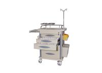 China Luxury ICU Emergency Trolley , Crash Trolley Medical Equipment for sale