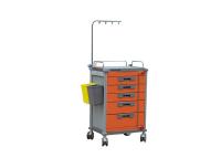 China Multi-Purpose Medical Crash Cart With Drawers For Ward / ICU for sale