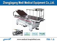 China Hydraulic  Radio Translucent Patient Transport Trolley Height Adjustable for sale