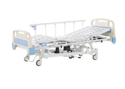 China Anti-Rust Intensive Care Beds , Semi Automatic Medical Bed With Castors for sale