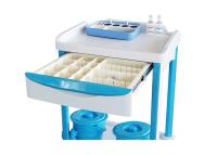 China Multifunction Manual Doctor Use Medical Trolleys For Cure Patient for sale