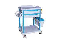 China ABS Structure Hospital Crash Cart 	625*475*930 Mm Size With 5 Drawers Fit Emergency for sale