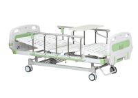 China 2 Function Medical Manual Hospital Bed , Central Braking System Castors for sale