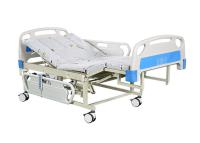 China Patient Side Turning Electric Hospital Bed With Hand Controller For Movements for sale