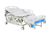 China Patient Side Turning Electric Hospital Bed With Hand Controller For Movements for sale